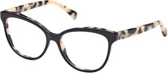 Max Mara unisex, Accessoires, Noir, Taille: 54 MM Lunettes de vue noires Mm5093 Lunettes de soleil
