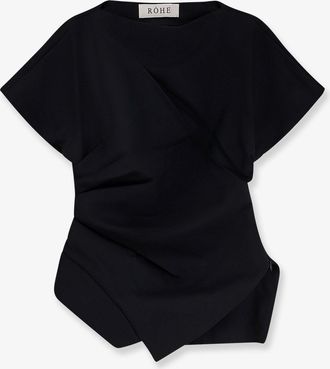 Róhe Asymmetrical viscose top - ROHE - gender_Woman