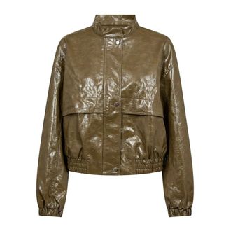 Co'Couture Femme, Vestes, Vert, Taille: 40 FR Bomber Vestes