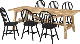 IKEA SKOGSTA / SKOGSTA Tisch und 6 St&uuml;hle