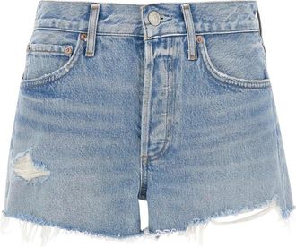 A Gold E Femme, Shorts, Bleu, Taille: W24 Parker Vintage Cut Off Short