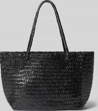 Mango Shopper aus Ziegenleder in Flecht-Optik Modell Bamba