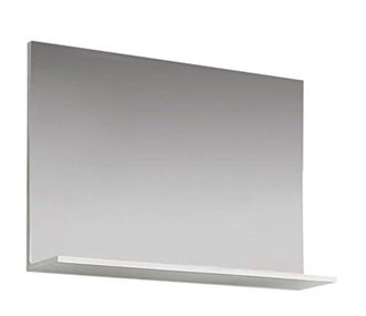 Trendteam Amanda - Wandspiegel - Wei&szlig; - Garderobenspiegel mit 1 Konstruktionsboden - (BxHxT) 91 x 60 x 14 cm - F&uuml;r Flur, Wohnzimmer oder Badezimmer