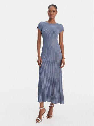 Marella Strickkleid Draghi 2613321041 Himmelblau Regular Fit