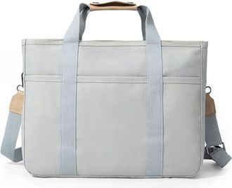 Generic Sac &agrave; bandouli&egrave;re Hobo en toile pour femme, grand tote pratique et polyvalent avec plusieurs poches, bandouli&egrave;re ajustable pour le travail, l&eacute;cole, le