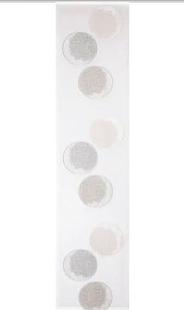 Home Wohnideen Schiebegardine REMONA, Efekktvoile, Scherlikreisen, 245x60 cm, Farbe:Kupfer, Größe:245 x 60 cm, Anzahl:1x