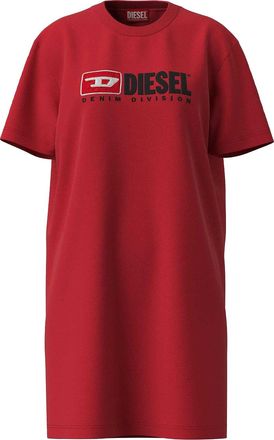 Diesel D-Egor-Div T-Shirt-Kleid f&uuml;r Damen (Rot)
