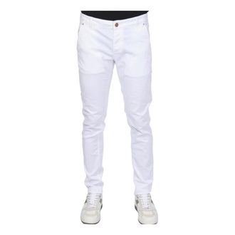Hand Picked Slim-fit Hosen - - Trousers - Herren - Wei&szlig; - W32