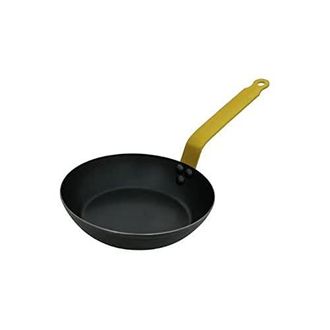 De Buyer De Buyer 5307.20-Blue Bratpfanne aus Edelstahl, 20 cm Durchmesser, Gelb Griff