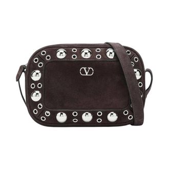 Valentino Dunkelbraune Crossbody-Tasche Nellcote - - Bags - Damen - Braun - ONE SIZE