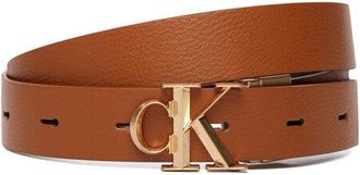Calvin Klein Dameng&uuml;rtel Facet CK Pebble LV04F7044G Braun