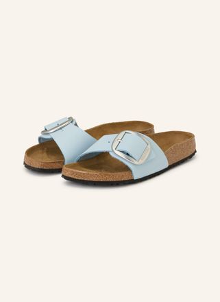 Birkenstock Pantoletten Madrid Big Buckle blau