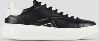 Alexander Smith College Man in black leather and white back