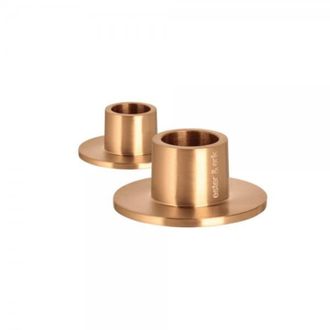 Ester & Erik Candleholders small, Rose Gold, Matt, 2 Stück [Set]