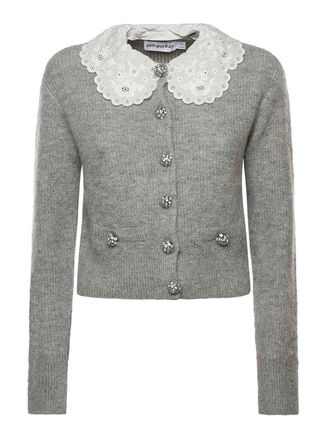 Self Portrait Cardigan - Gris