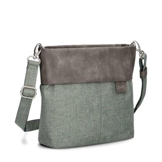 zwei Damen Handtasche Olli OT8 Umh&auml;ngetasche 3 Liter klassische Crossbody Bag wasserabweisend robust strapazierf&auml;hig Bicolor Design Schultertasche inkl. 2 