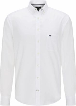 Fynch-Hatton Herren Freizeit Wei&szlig;es Hemd - - Shirts - Herren - Wei&szlig; - 3XL