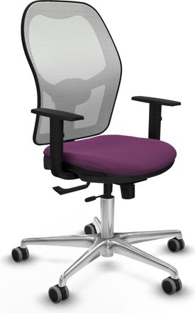 Piqueras y Crespo Home Office Jorquera Sessel mit 1D-Armen, h&ouml;henverstellbare Lendenwirbelst&uuml;tze, ausgestattet mit Syncro/Traslack und eingespritztem Schaum. Mit Rollen