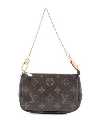 Louis Vuitton 2014 Monogram Mini Pochette Accessoires Handtasche - Braun