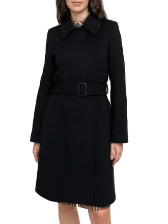 Burberry Recycled Cashmere Coat - Black
