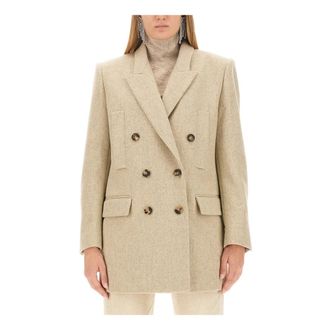 Isabel Marant Floyd-Gd Blazer - - Jackets - Damen - Beige - M