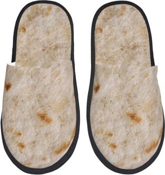 Generic Pantoufle Maison Impression De Tortilla Chaussons Maison Antid&eacute;rapantes Hiver Chaussures Chaudes Doux Chaudes Pantoufles Pour Chambre H&ocirc;tels Salon L