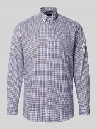 Olymp Regular Fit Businesshemd mit Button-Down-Kragen