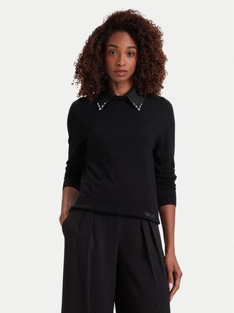 Liu Jo Pullover WF6452 MA16R Schwarz Regular Fit