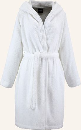 HUGO BOSS Bademantel Edge weiss