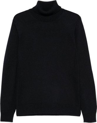 Kangra Cashmere Pull Col Rond - Bleu
