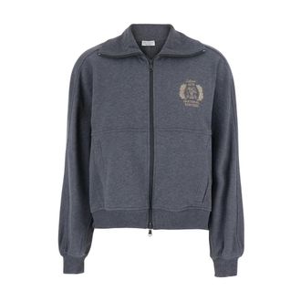 Brunello Cucinelli Mn05Nb2X06C8125 Cardigan - - Sweatshirts & Hoodies - Damen - Grau - XS
