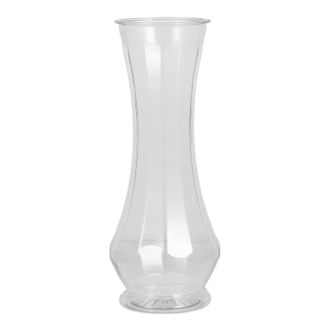 DOITOOL Transparente Kunststoff blumenvase Moderne Bruchsichere Wasserpflanzenvase für Tisch Regaldekoration Vielseitig Einsetzbar für Frische und Getrocknete