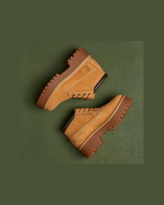 Timberland Halbhoher wasserdichter Stone Street Boot f&uuml;r Damen in Gelb, Damen, Gelb, Gr&ouml;&szlig;e