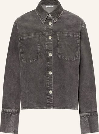 Samsøe & Samsøe Samsøe Samsøe Hemdbluse Sasofie Aus Cord grau