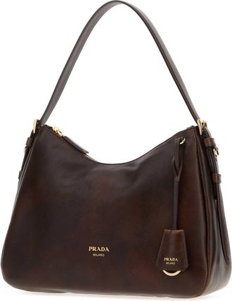 Prada Milano Shoulder Bag - Brown