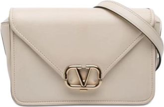 Valentino Sac bandouli&egrave;re vintage Pre-owned - Femme - Pre-owned - Beige - Taille: ONE Size