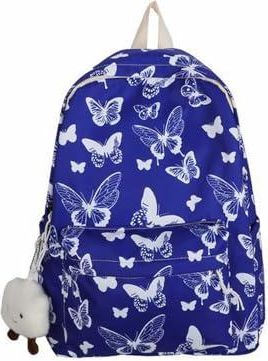 Generic Sac &agrave; dos d&eacute;cole, papillon mignon, sac &agrave; livres, sac d&eacute;cole avec accessoires mignons, sac &agrave; dos esth&eacute;tique pour adolescents, filles et femmes Sacs &agrave; d