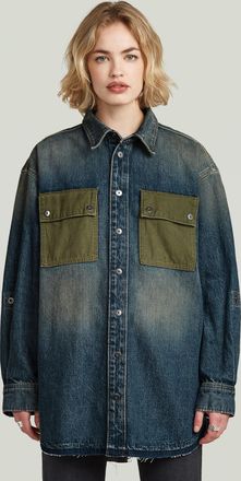 G-Star Hybrid Hemd - Mehrfarbig - Damen