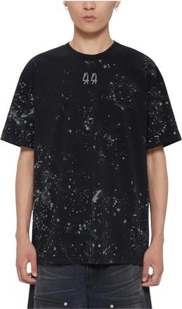 44 Label Group Homme, Tops, Noir, Taille: 2XL T-shirt &agrave; col rond