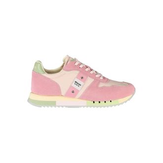 Blauer Leather Sneaker - - Shoes - Damen - Rosa - 40 EU