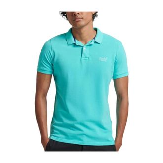 Superdry Vintage Destroyed Polo Shirt - - Tops - Herren - Blau - L