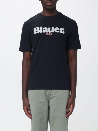 Blauer T-Shirt Herren Farbe Schwarz