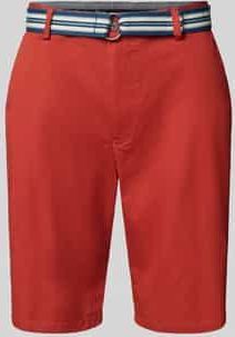 Christian Berg Regular Fit Bermudas mit G&uuml;rtel