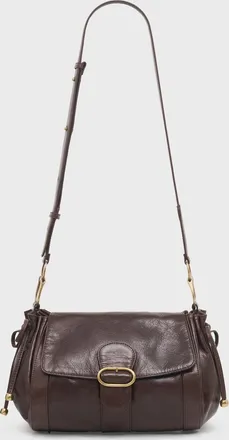 Gerard Darel Sac en cuir froiss&eacute; - BESACE 24 - Marron