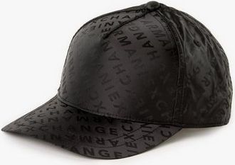 A|X Armani Exchange Capped Visor Cap - Schwarz