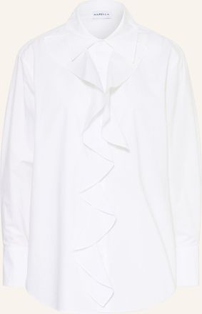 Marella Hemdbluse Mllfalesia Mit Volants weiss