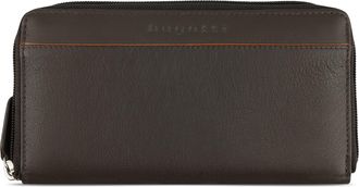 Bugatti Banda Punto Ladies Long Zip Wallet Brown