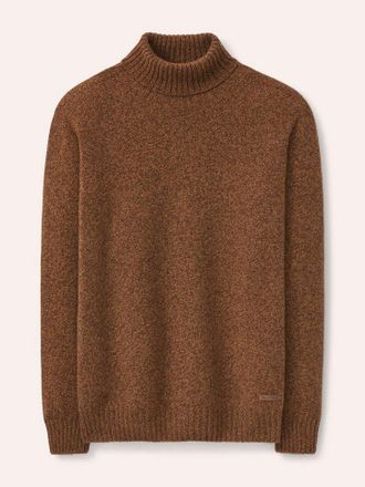 Walbusch Rollkragenpullover Herren Rollkragenpullover aus Lammwolle, w&auml;rmend