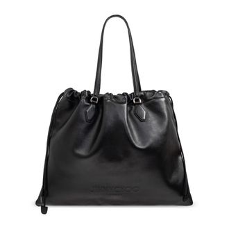 Jimmy Choo London Shopper Tasche Kordelzug Gro&szlig; - - Bags - Damen - Schwarzk - ONE SIZE