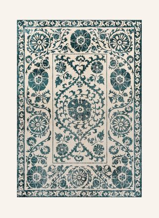 Louis De Poortere Louis De Poortere Teppich Antiquarian Suzani gruen